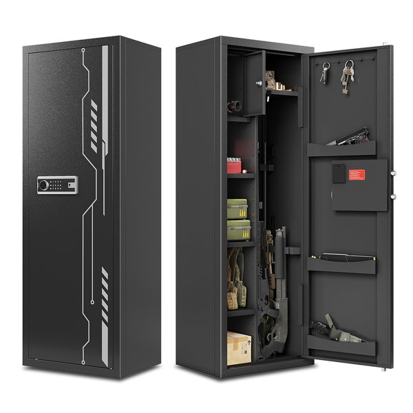 Kaer 8-12 Gun Safes,rifle Safe,gun Safes For Home Rifle And Pistols, Long Gun Safe For Rifle ...
